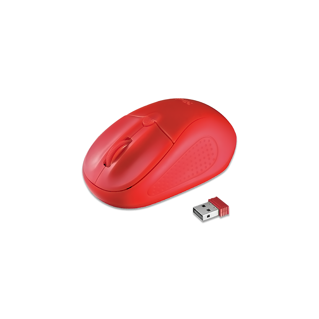 MOUSE TRUST PRIMO WIRELESS RED 20787 | NT Digital