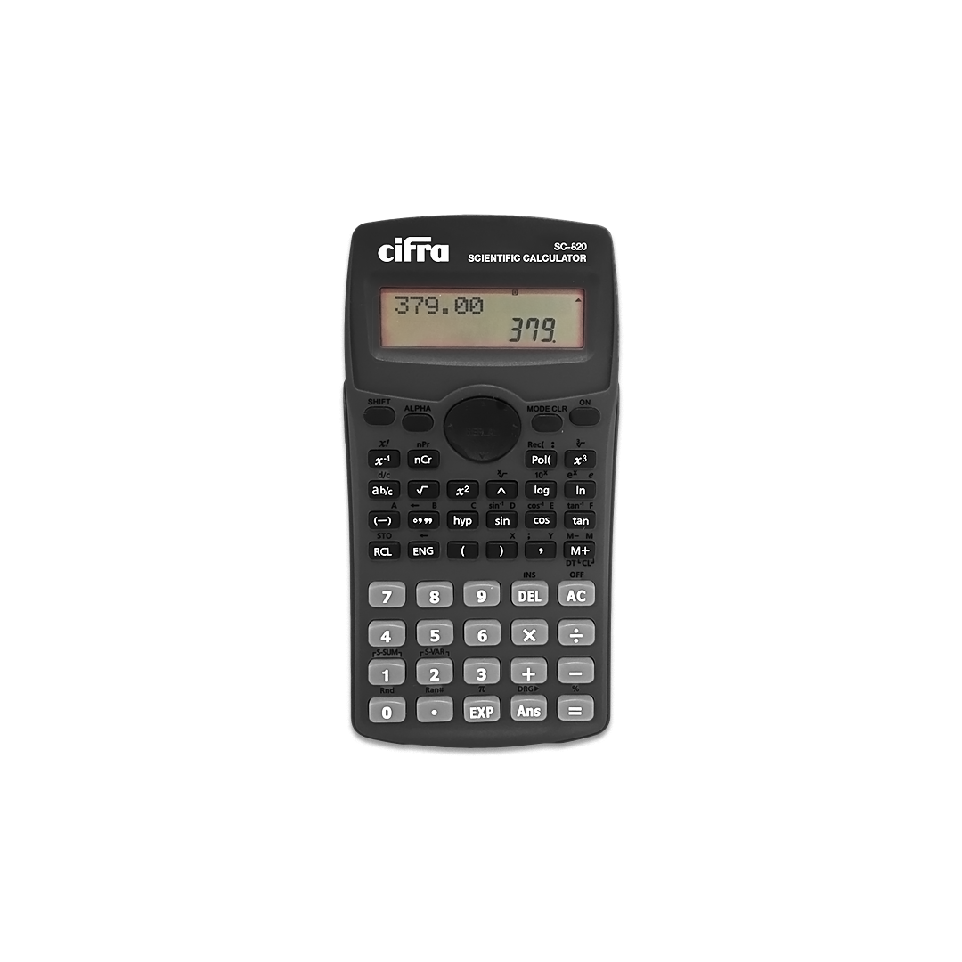 CALCULADORA CIENTÍFICA CIFRA SC-820 240 FUNCIONES COLORS | NT Digital