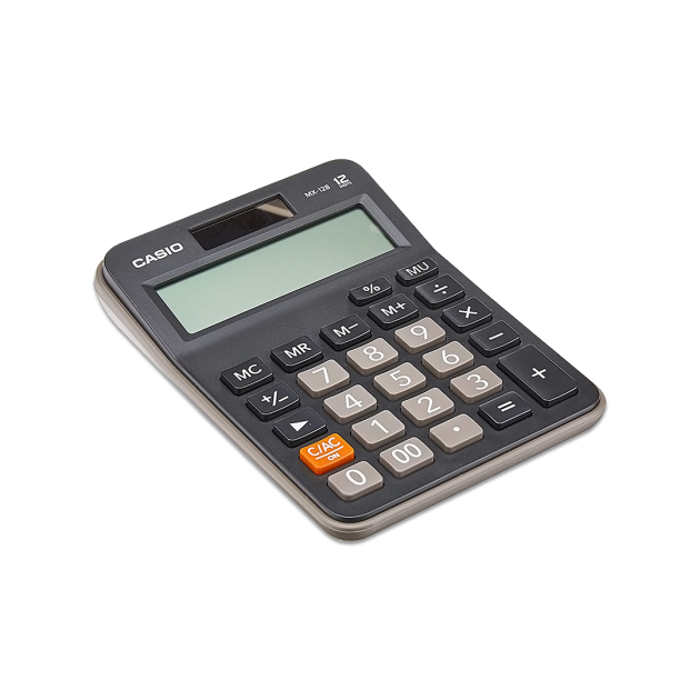 Calculadora De Bolsillo Casio Mx-8b Negra | Nt Digital