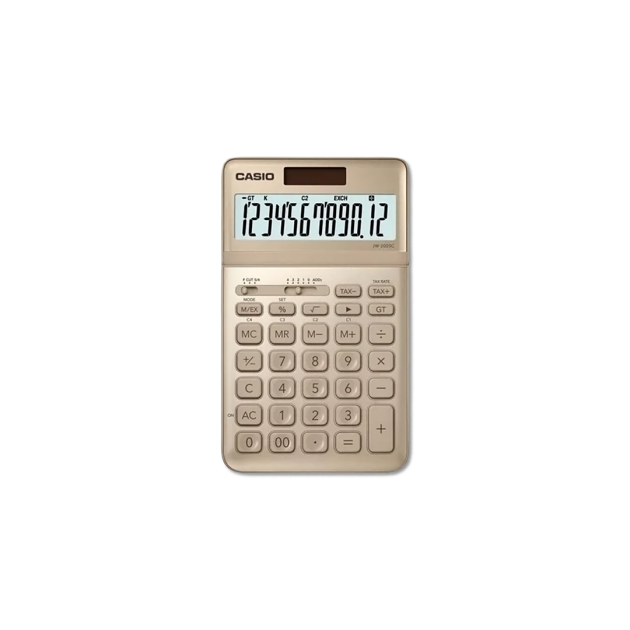 CALCULADORA ESCRITORIO CASIO NS-10SC-GOLD | NT Digital