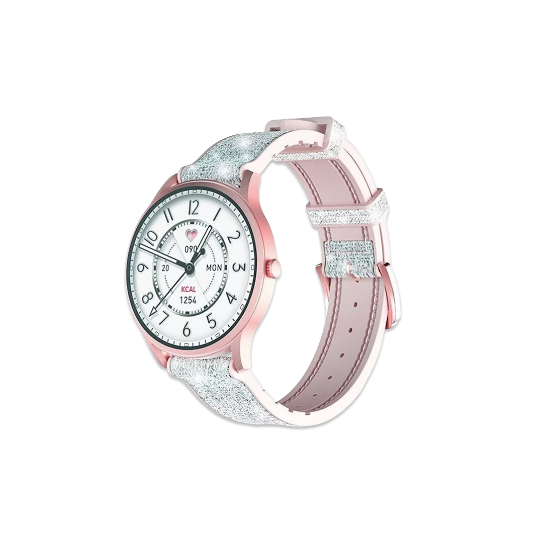 SMARTWATCH KIESLECT LORA ROSA C/BRILLO | NT Digital